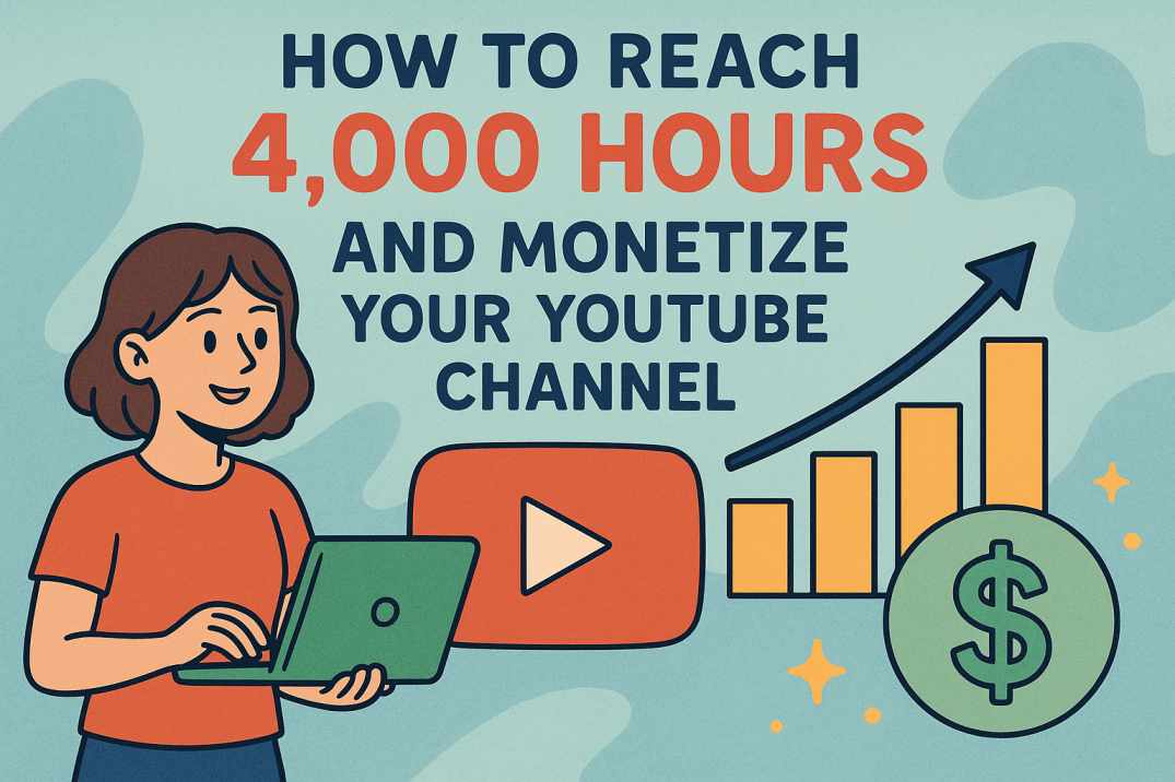 How to Reach 4,000 Hours and Monetize Your YouTube Channel